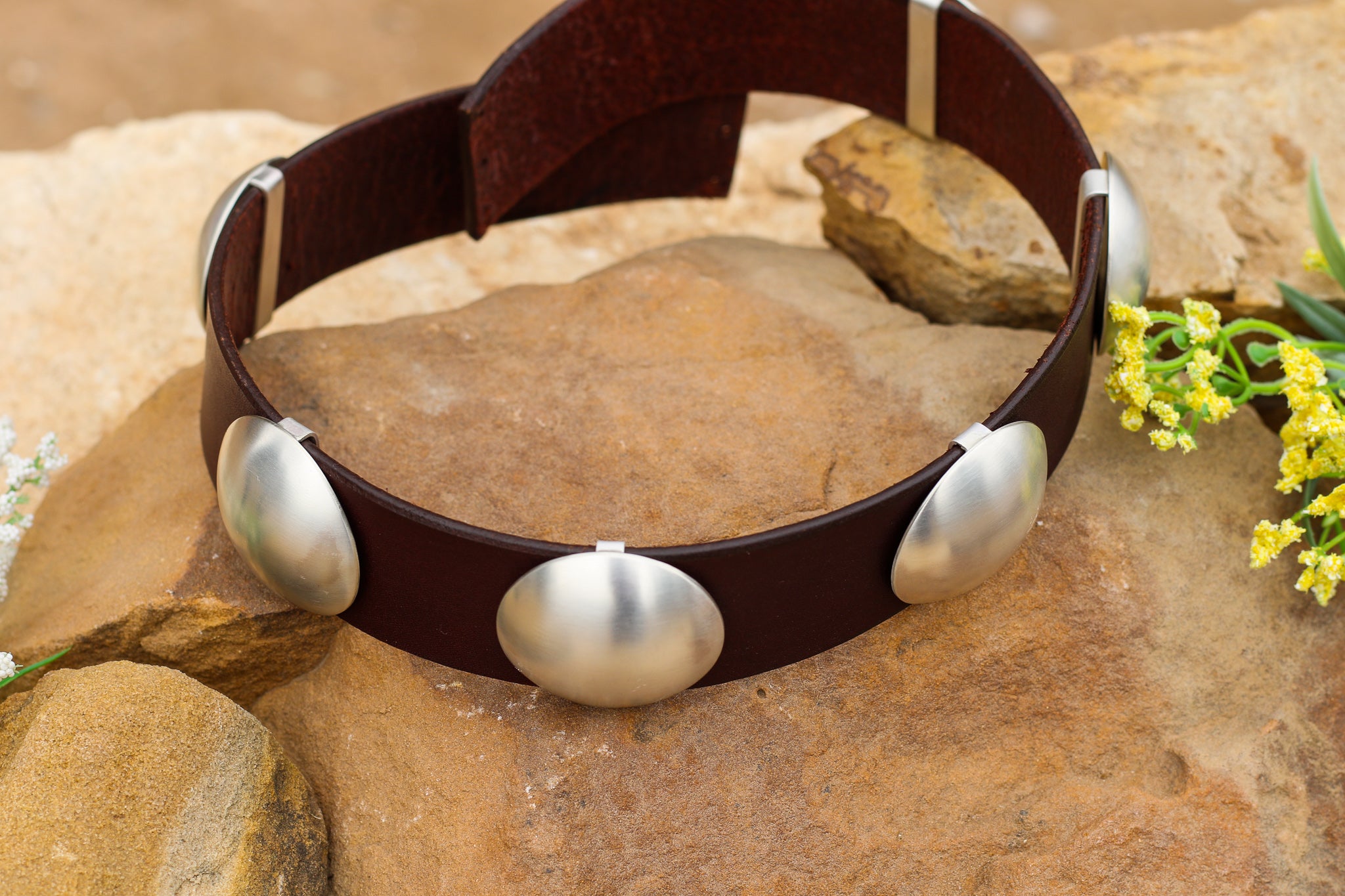 Matthew Charlie Sterling Silver Concho Hatband – Eagle's Shadow Trading ...